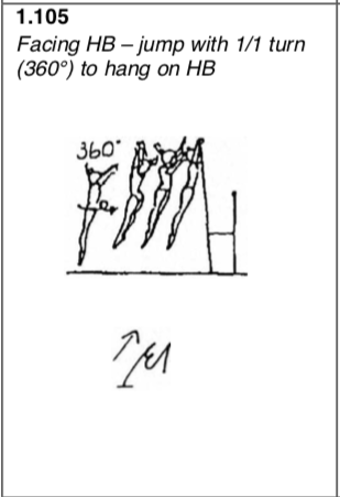 Jump Full Turn to High Bar | Balance Beam Situation