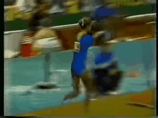 Straddle Jump over Low Bar | Balance Beam Situation