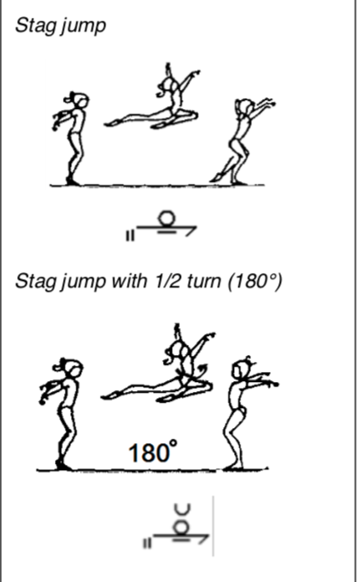 Stag Jump (Floor Exercise) | Balance Beam Situation