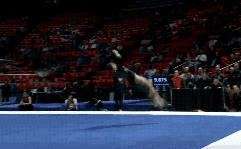 Front Pike (Floor Exercise) | Balance Beam Situation