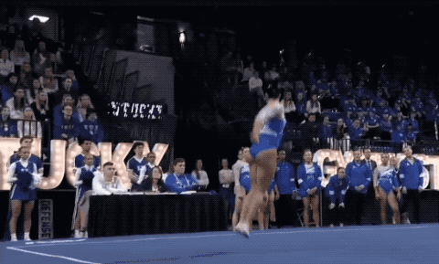 Straddle Jump 1/2 (Floor Exercise) | Balance Beam Situation