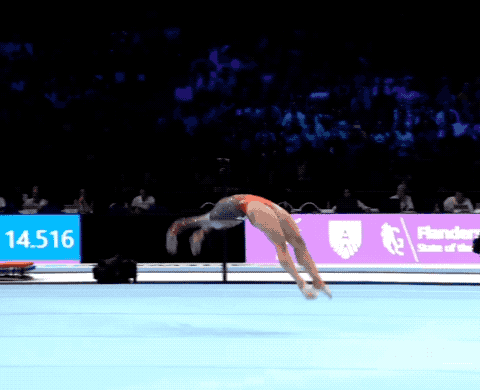 Double-Twisting Double Layout (Moors) | Balance Beam Situation