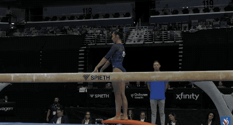 Jump to Cross Split | Balance Beam Situation