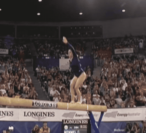 Straddle Jump Full (Balance Beam) | Balance Beam Situation